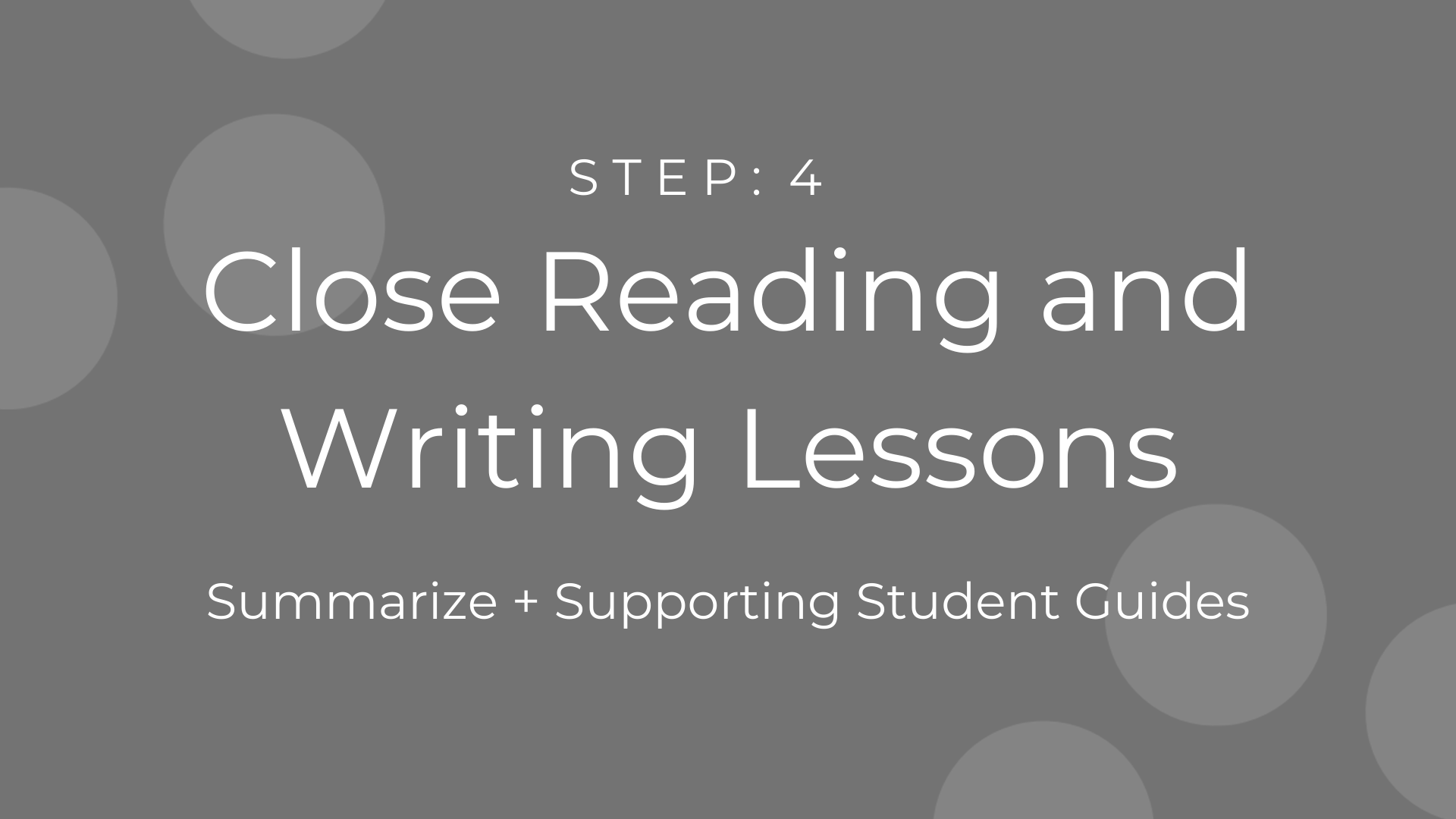 ThinkCERCA's Professional Learning